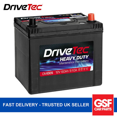 DriveTec Battery DM005 12V 60Ah 510A For Mazda Bongo Friendee 2.0 i 12V ...