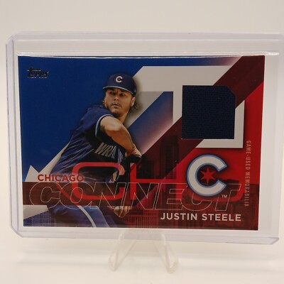 2024 Topps Series 2 Justin Steele Chicago Connect Game Used Memorabilia ...