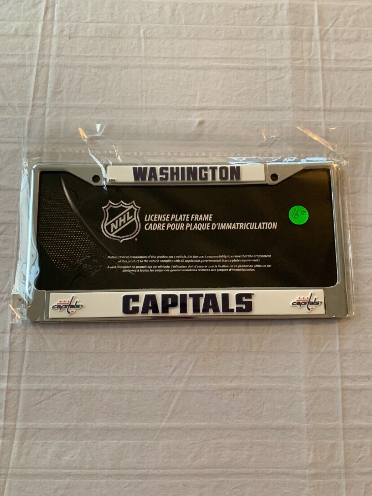 Washington Capitals NHL License Plate Frame RICO | eBay