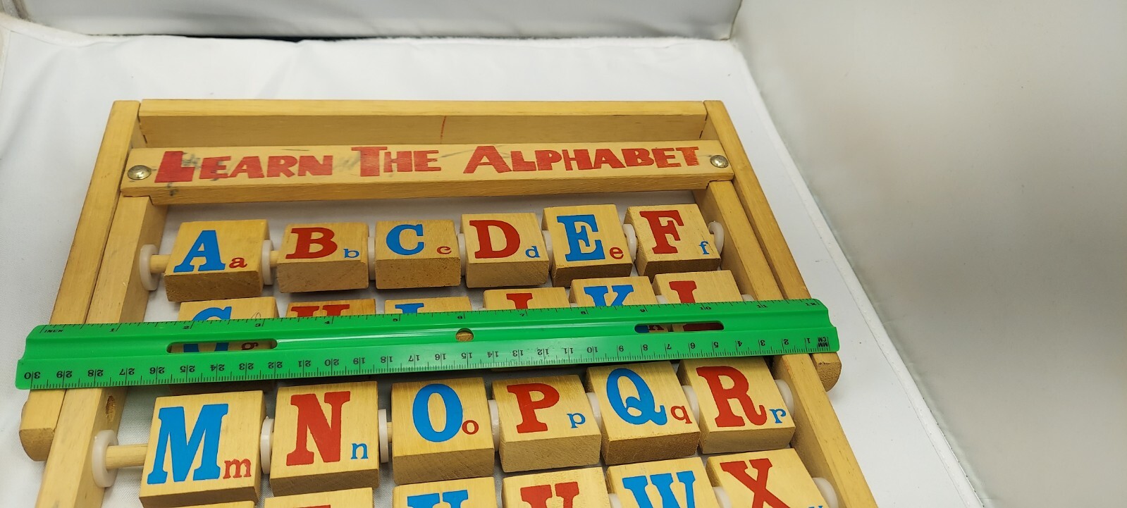 Alphabet Easel Wooden LettersPictures And Numbers | eBay