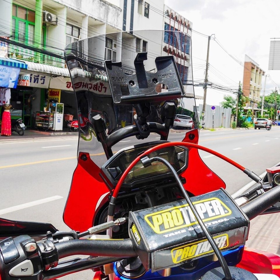 B8 Black Windshield Windscreen Honda For CRF 250 300 Rally Fit ...