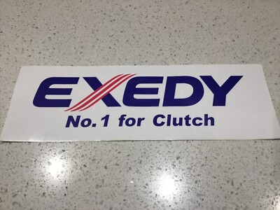 EXEDY CLUTCH RACING PERFORMANCE STICKER,MOTOR SPRINGS CARS DRAG DRIFT ...