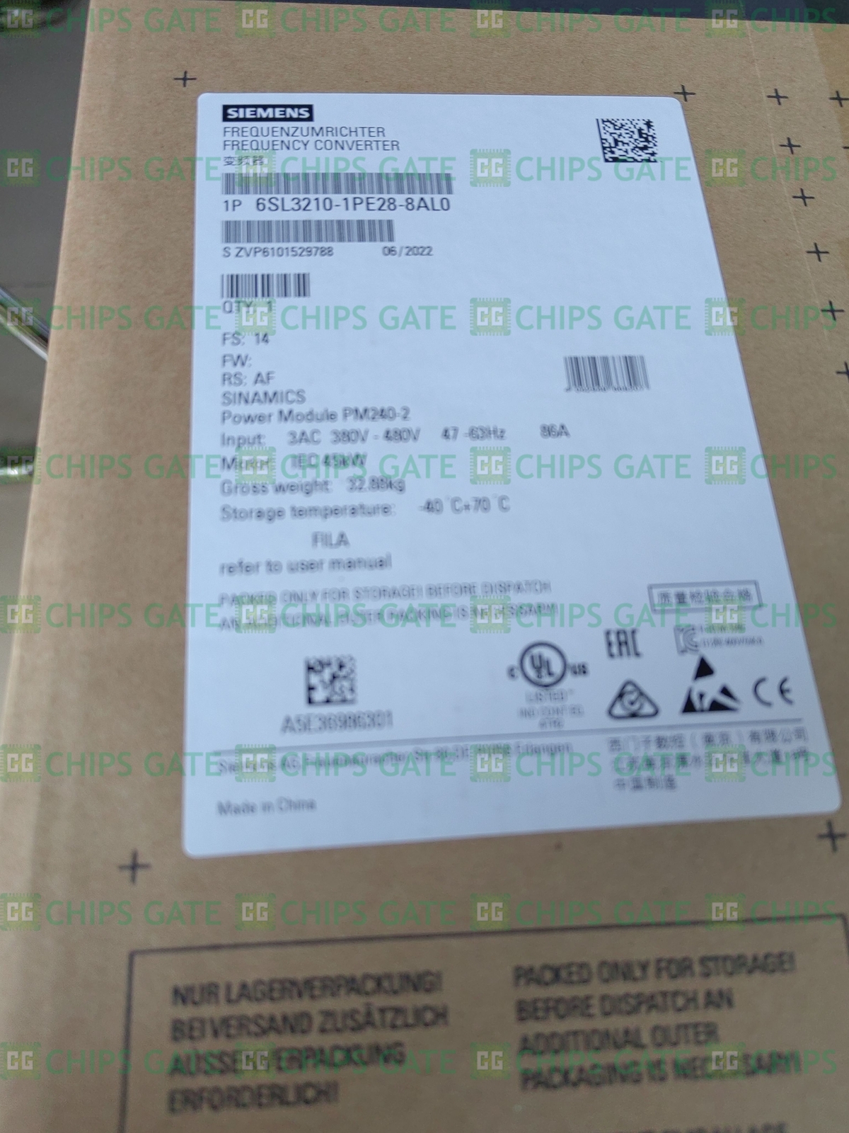 1PC NEW SIEMENS 6SL3210-1PE28-8AL0 SINAMICS G120 POWER MODULE | eBay