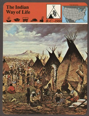 The Indian Way of Life Story of America Native American Indian History ...
