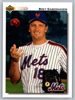 1992 Upper Deck Baseball #751 Bret Saberhagen New York Mets | eBay