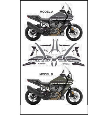 Stickers Pan America 1250 To Road Grey Green Set Compatible | eBay