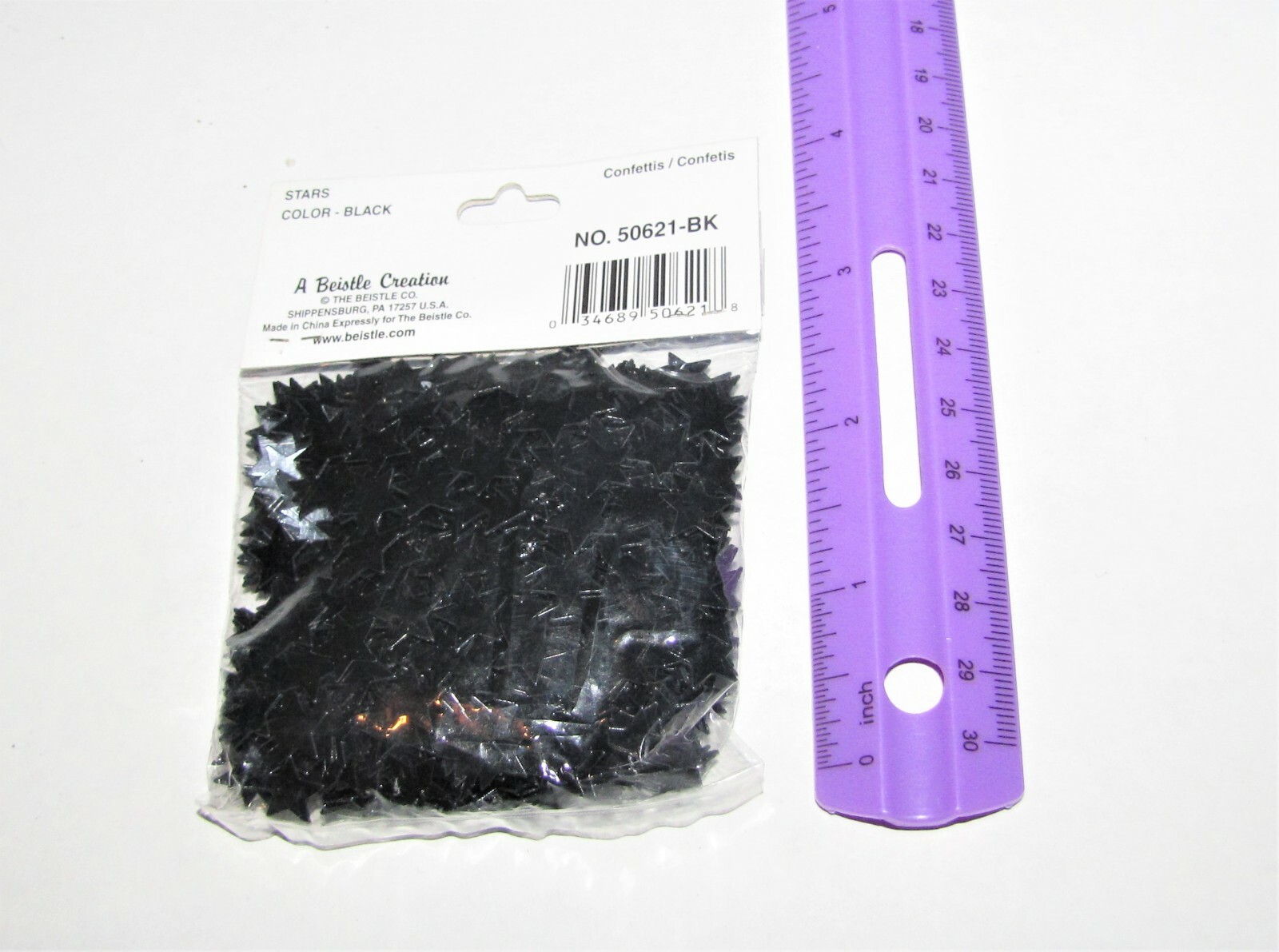 Black Metallic Confetti, Each pkg 1 oz, Black Stars Confetti #50621 | eBay