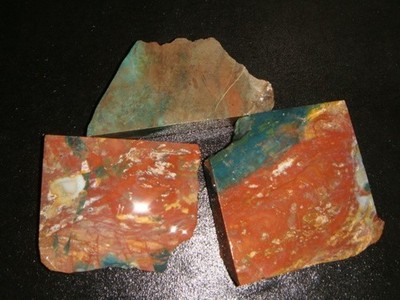 3 OLD FANCY JASPER CUT SPECIMENS 2 3/4 + POUNDS INDIA | eBay