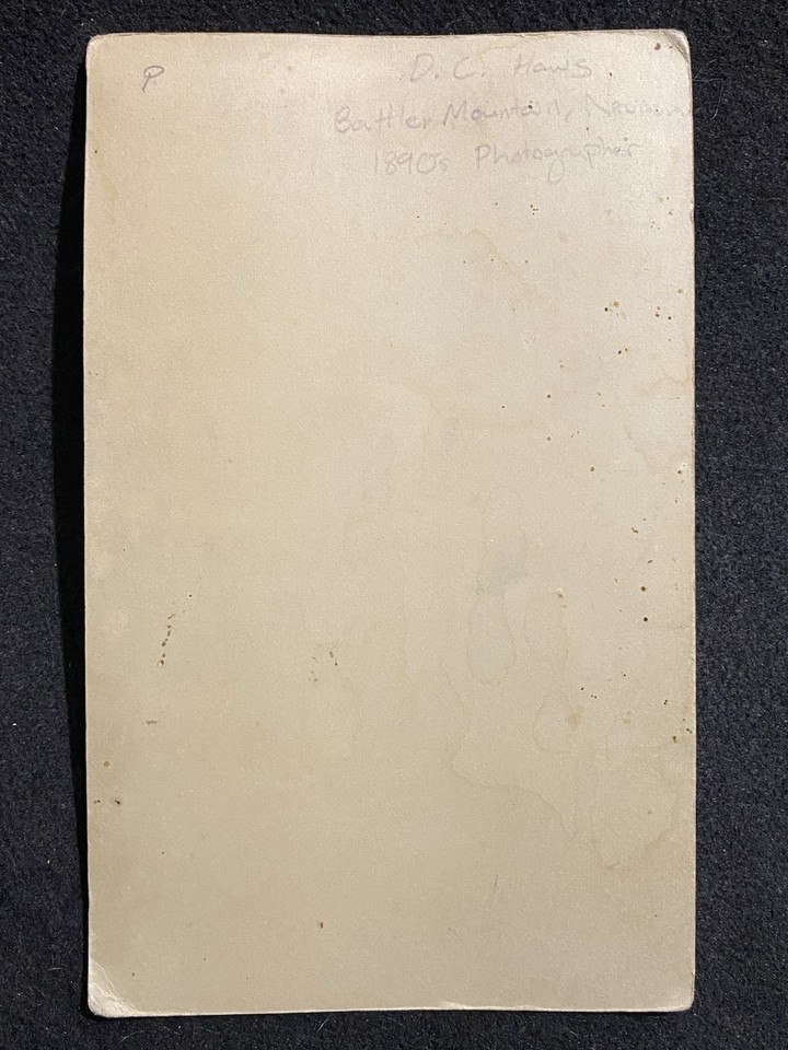 Battle Mountain Nevada NV Cute Girl Child Lander Co. Antique Cabinet ...