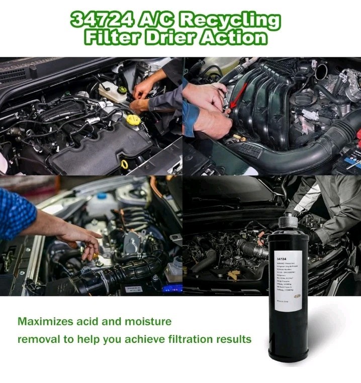 34724 A/C Recycling Filter Drier for Robinair Refrigerant Recovery ...