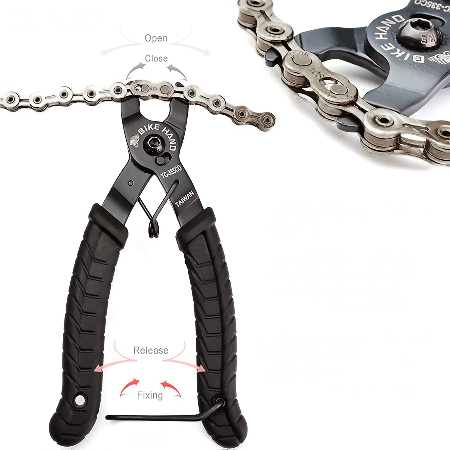 BIKEHAND Bike Bicycle Chain Master Link Pliers Tool - MTB Road Quick ...