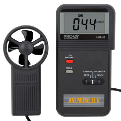 TES AVM-01 Digital Anemometer Air Flow Meter 0.0-45m/s AVM01 | eBay