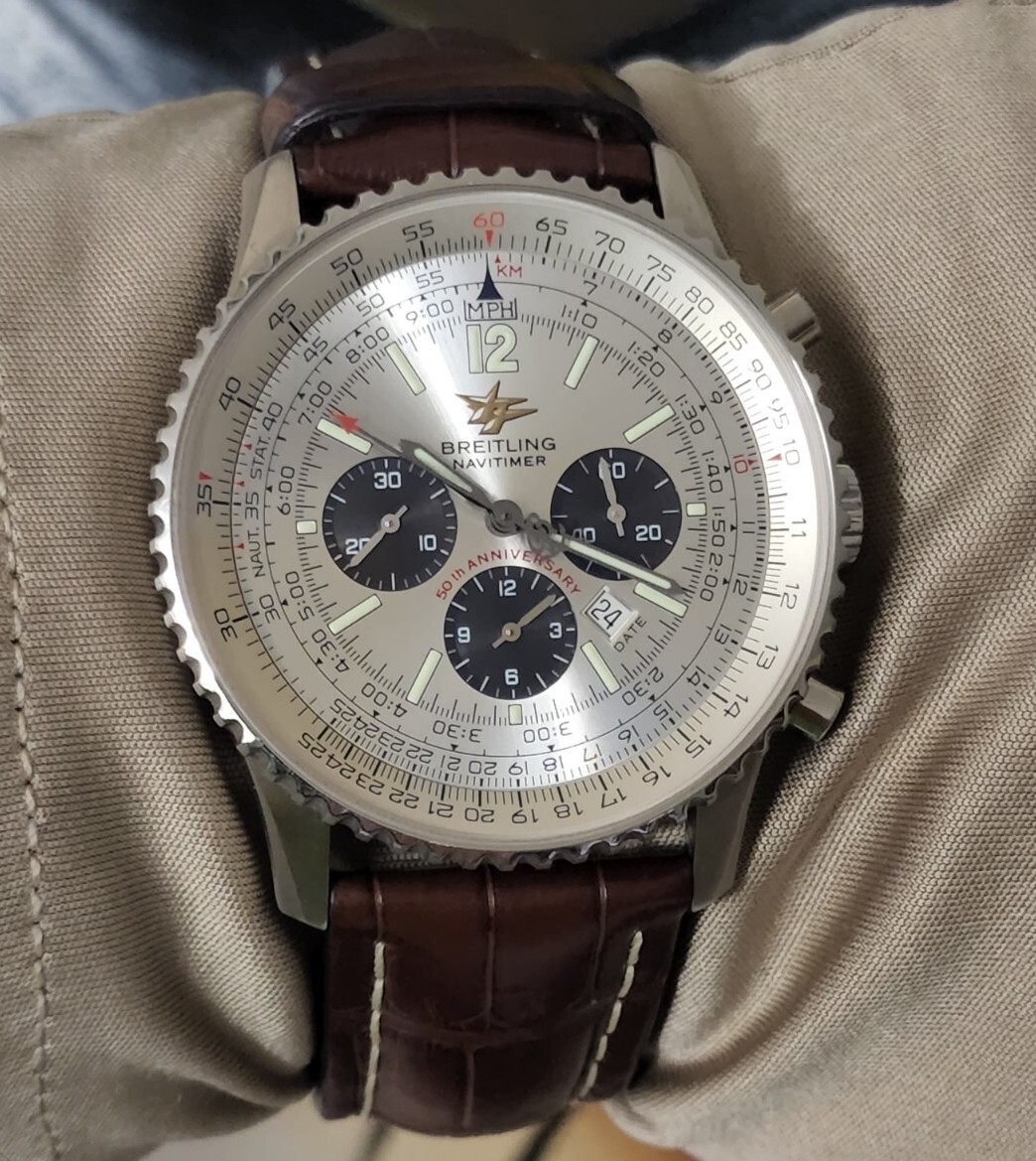 Breitling Navitimer Silver Men's Watch - A41322 for sale online | eBay