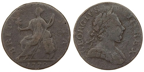 Great Britain - 1/2 Penny 1772 - George III | eBay