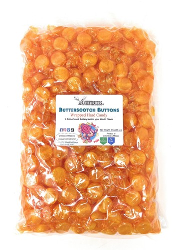 Butterscotch Buttons Wrapped Candy - 4 lbs. ~ YANKEETRADERS® ~ FREE ...
