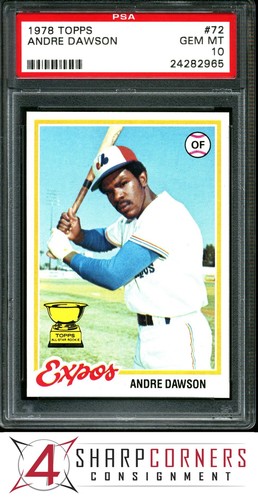 1978 TOPPS ALL-STAR ROOKIE #72 ANDRE DAWSON HOF 4SC ELITE PSA 10 | eBay