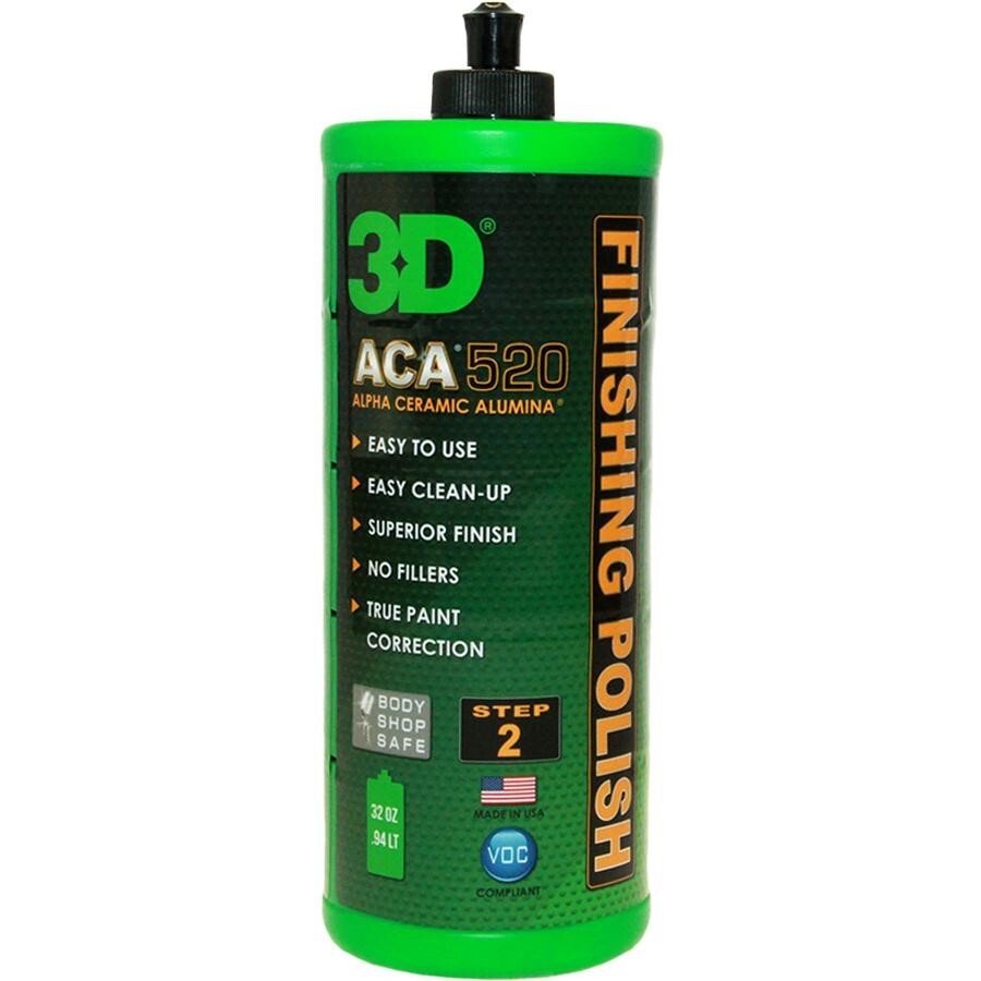 3D ACA 520 Finishing Polish 32oz | Body Shop Safe | eBay