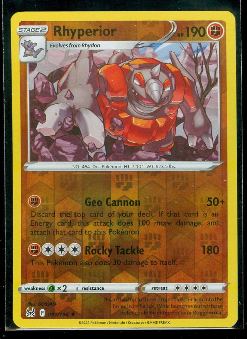 Rhyperior Pokemon Ex