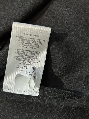 Express Womens Shirt Size Small Multicolor Sheen Dressy Flowy Ruffle ...