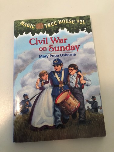 Magic Tree House #21 Civil War on Sunday by Mary Pope Osborne (2000 ...