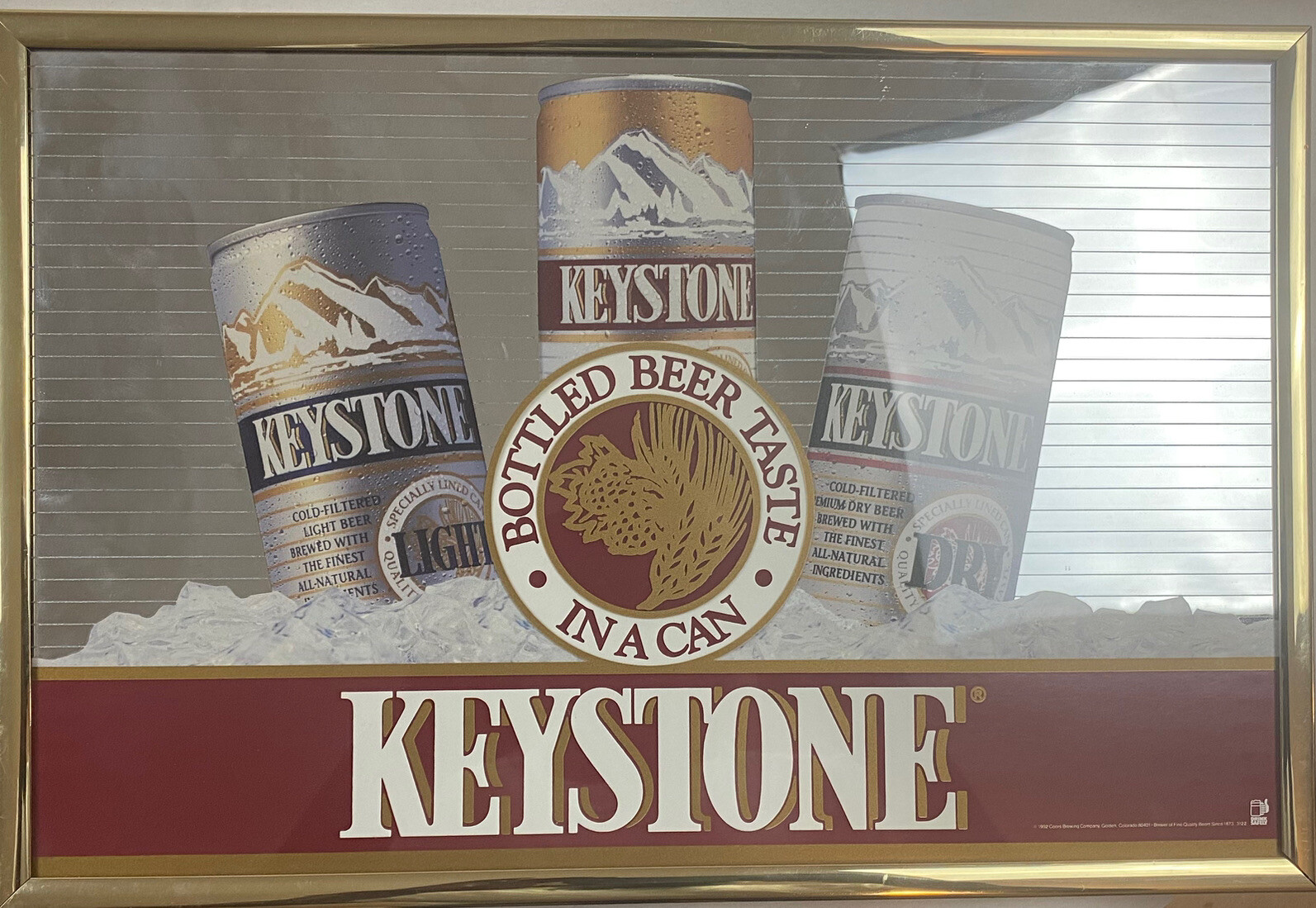Keystone Beer Bottle