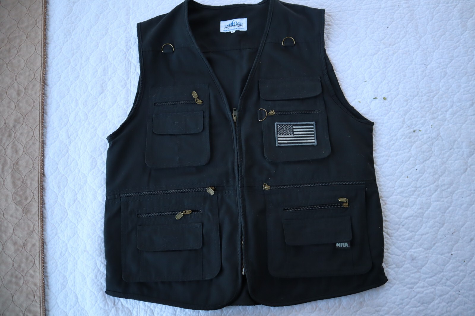 Black BLUESTONE Safety Tactical Conceal Carry Vest Large | eBay