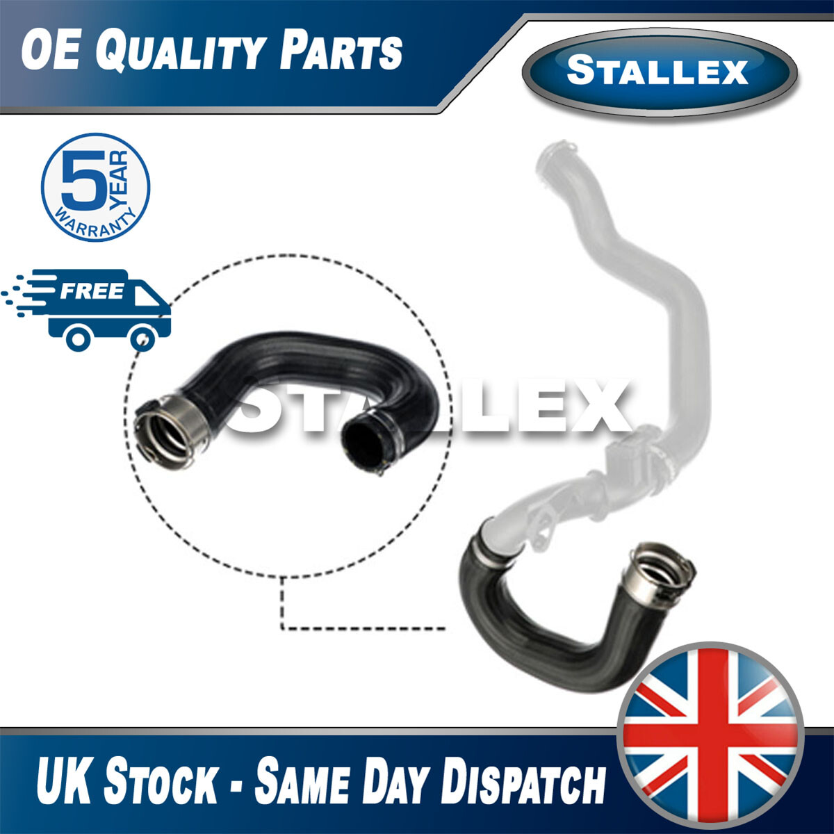Fits Vauxhall Mokka 2016- 1.4 Turbo Hose Stallex 95135161 835148 | eBay