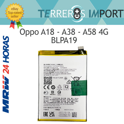 Bateria Interna Oppo A18 A38 y A58 4G BLPA19 Premium Original Chip | eBay