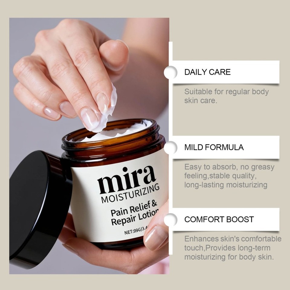 Mira Pain Relief Lotion,Mira Organics Cream Skin Repair Cream Non ...