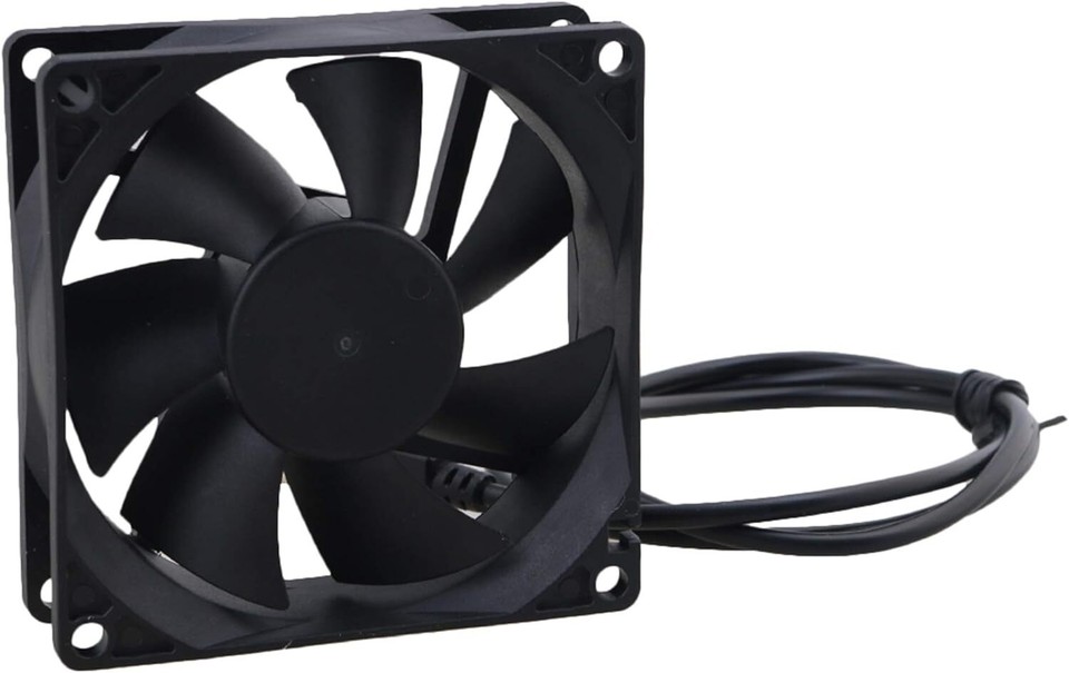 Usb Computer Fan For Laptop Router Cpu Cooling Quiet 1300Rpm Black 8025 ...