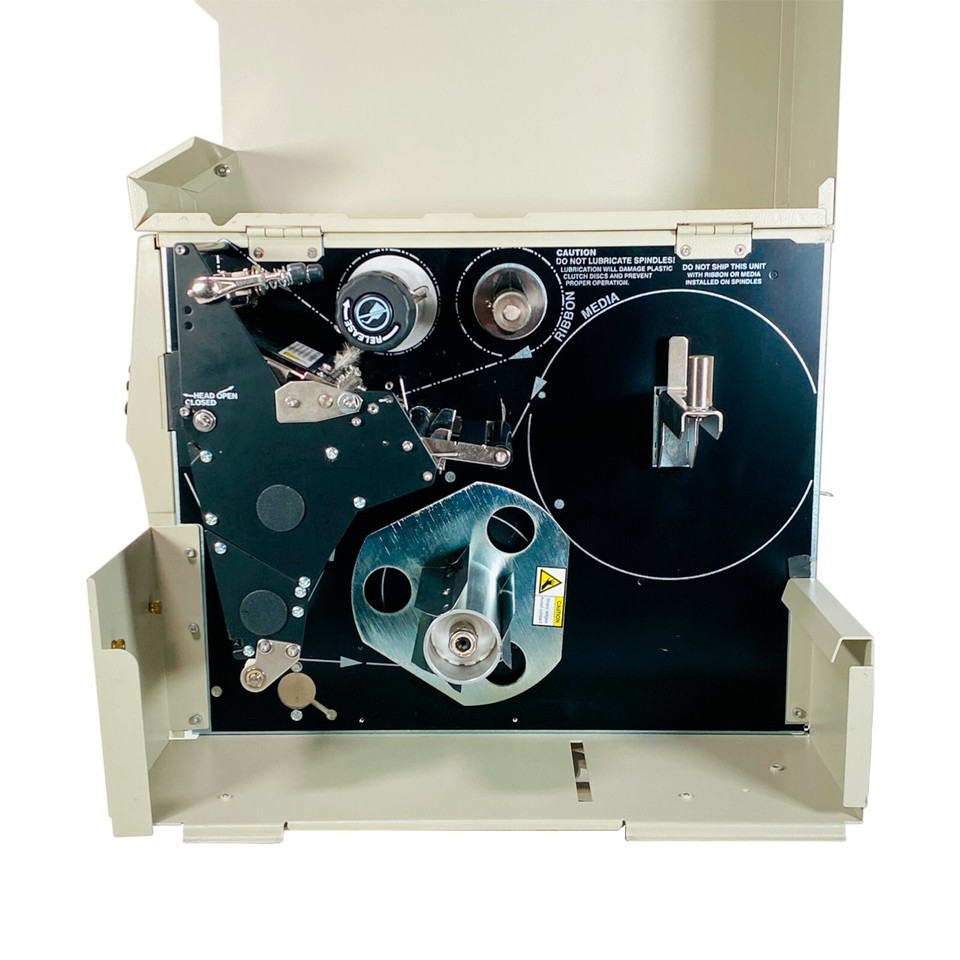 Zebra 105SL Plus Thermal Transfer Label Printer Peel Rewind LAN USB 1YR ...