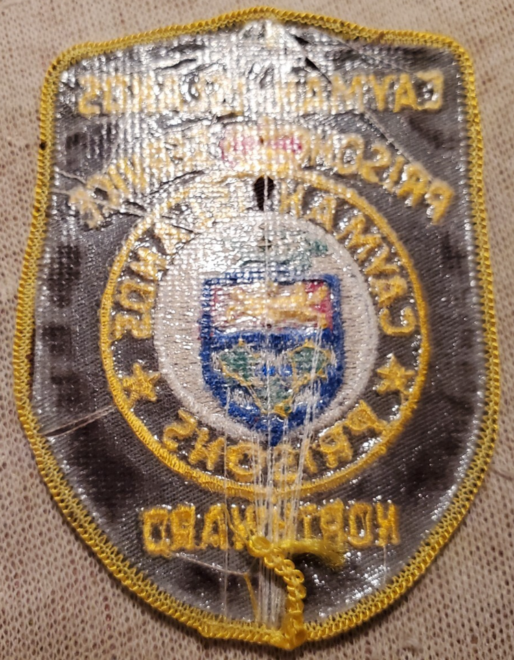 HM Caymen Islands Northward Prison Service Patch (3.5In Tall) | eBay