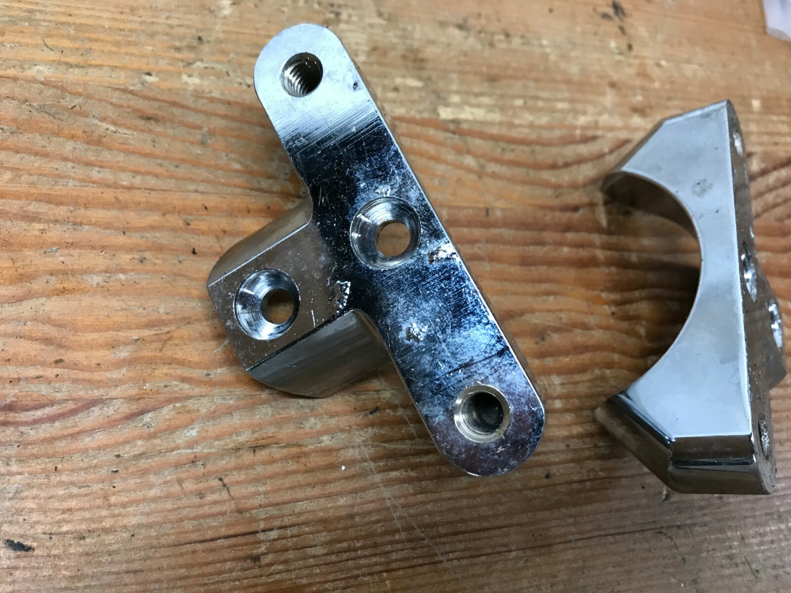 HARLEY DAVIDSON SPORTSTER PANHEAD SHOVELHEAD Handlebar TOP CLAMP Risers ...