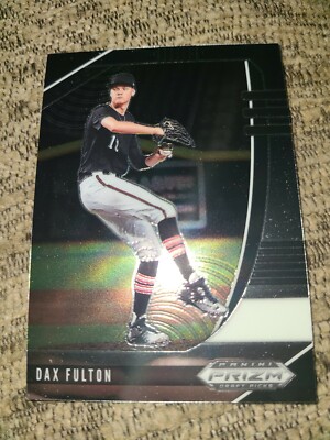 Dax Fulton 2020 Panini Prizm Draft Picks Baseball Card PDP40 Miami ...