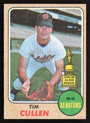 Tim Cullen 1968 Topps #209 Washington Senators VG-EX b | eBay