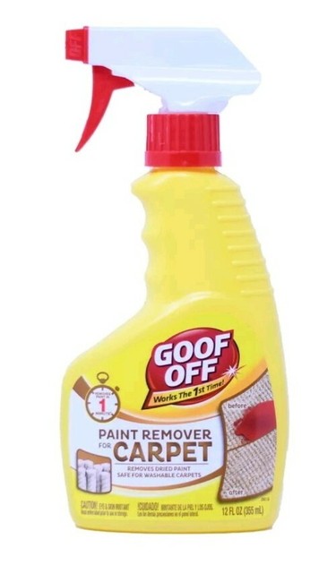 Goof off FG910 Paint Remover for Carpet 12 Ounce for sale online | eBay