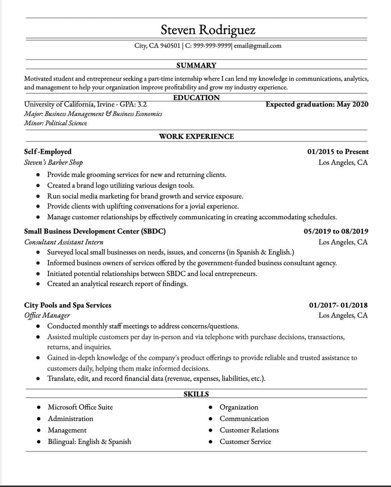 I will create your professional resume from scratch | eBay