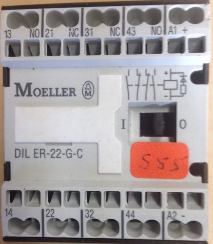 Moeller Hilfs- Schütz DILER-22-G-C 24V/DC,HK: 2 S, 2 Ö, NEU,DIL ER-22-C ...