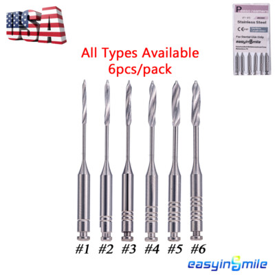 Dental Endo Peeso Reamer Root Canal Glidden Drills Bur Stainless Steel ...