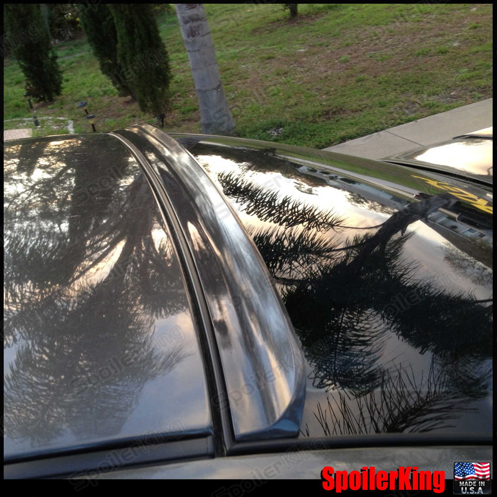 SpoilerKing 284R Rear Roof Spoiler Window Wing (Fits: Nissan Sentra ...
