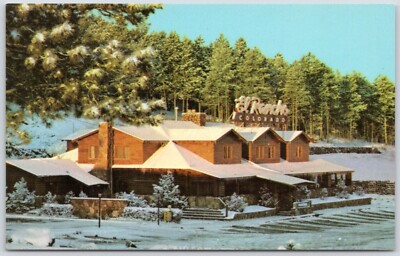 Postcard CO El Rancho Colorado Mountain Restaurant I-70 West Of Denver ...