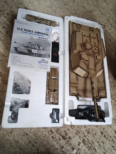 RC Tank,Heng Long 1/16 M1A2 Abrams,NIB, TK6.0, FPV, Metal Parts,BB Gun. | eBay UK