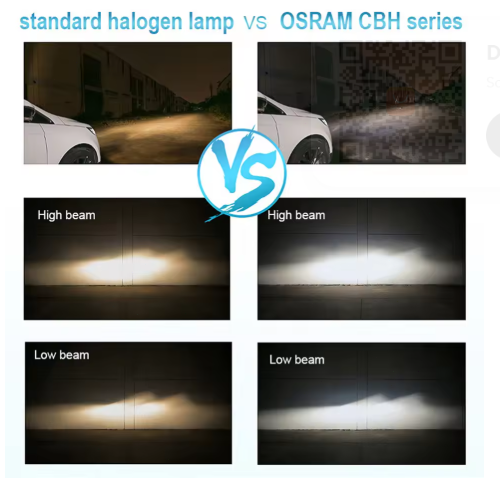 2x Osram H7 Halogen Headlight Car Lamp 5300K Cool Blue White Light Bulb ...