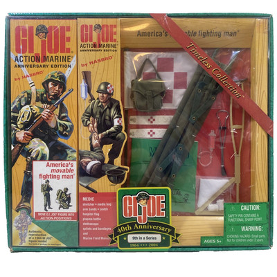 GI JOE Action Marine Medic 40th Anniversary Edition Vintage 2004 Sealed ...