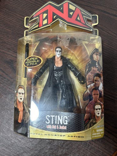 STING 2007 TNA Impact Wrestling Figure Marvel Toys Series 7 NEW + Bat ...