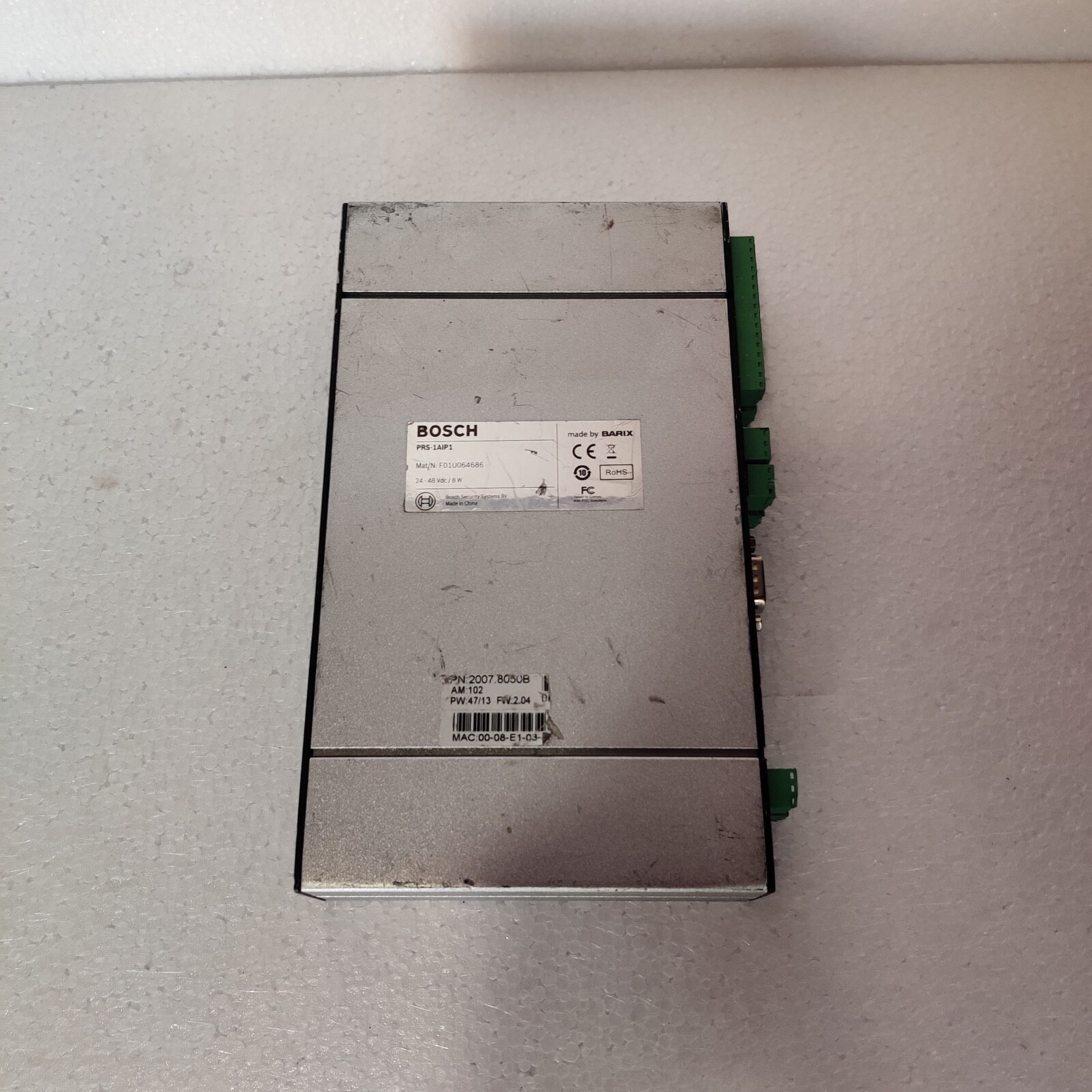 Bosch PRS-1AIP1 IP Audio Interface ( for SIP Phone Paging) for sale ...