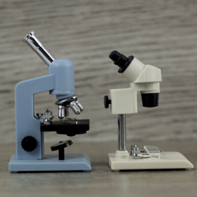 1:12 Scale Dollhouse Miniature Microscope Science Laboratory Tools ...