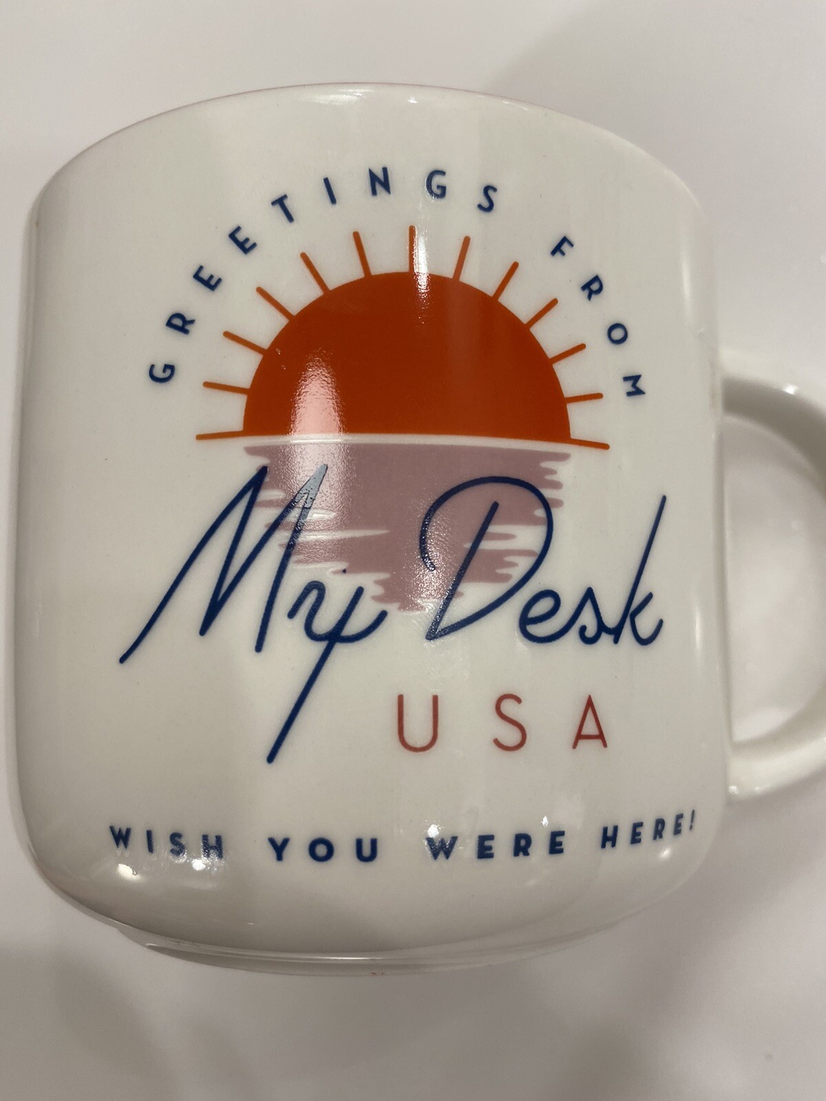 Threshold Stoneware - Greetings From My Desk USA Wish You Were Here 2 ...