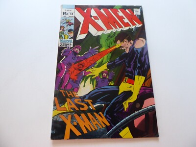 X-MEN #59 AUGUST 1969 VINTAGE CLASSIC COMIC BRILLIANT COLORS FINE- | eBay