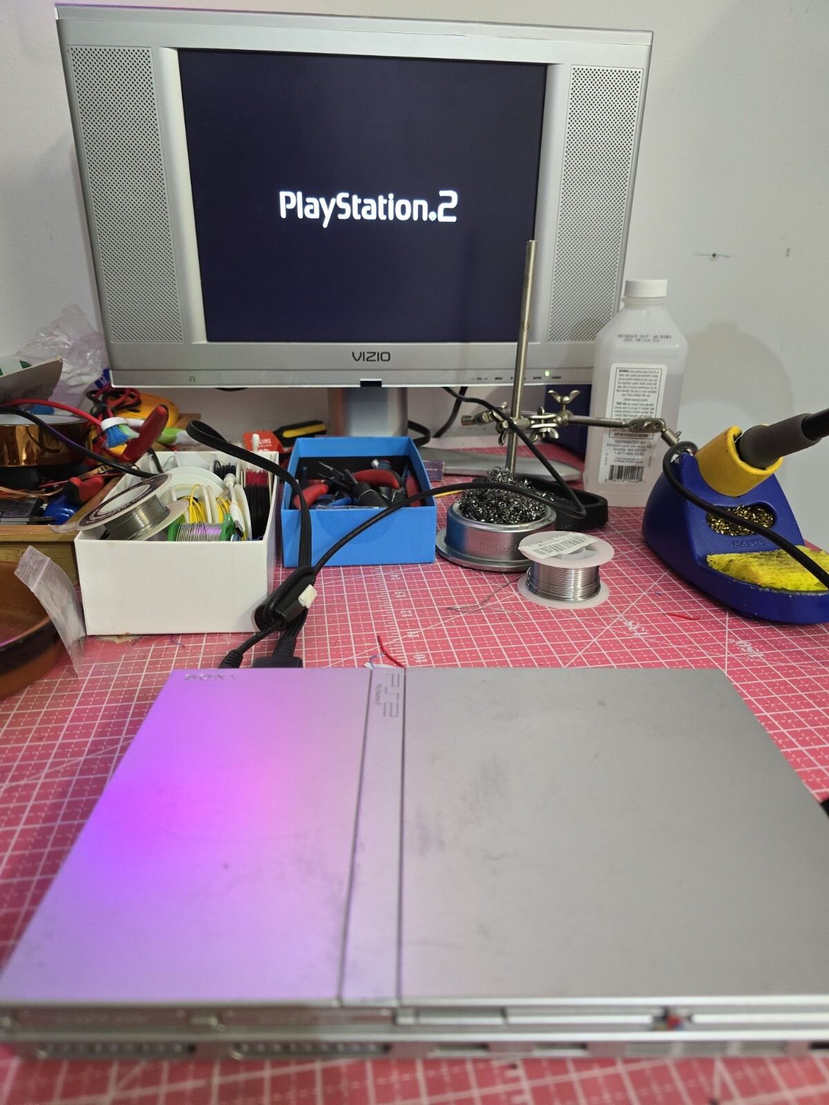 Sony SCPH-79001 Playstation 2 slim Game Console - Silver for sale ...